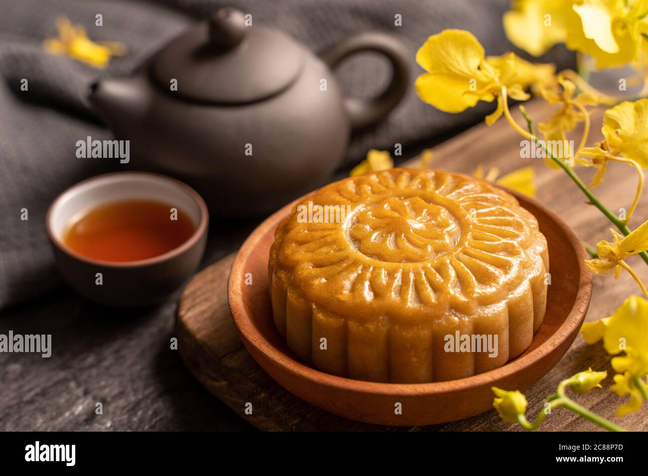 Mooncake flower hi-res stock photography and images - Alamy