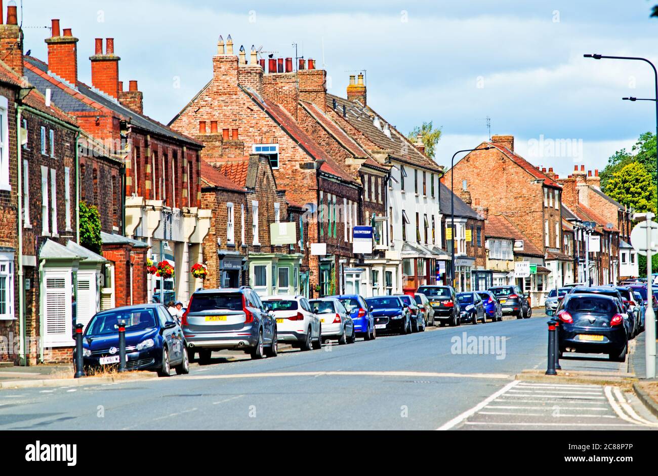 Long Street, Easingwold, North Yorkshire, England Stock Photo - Alamy