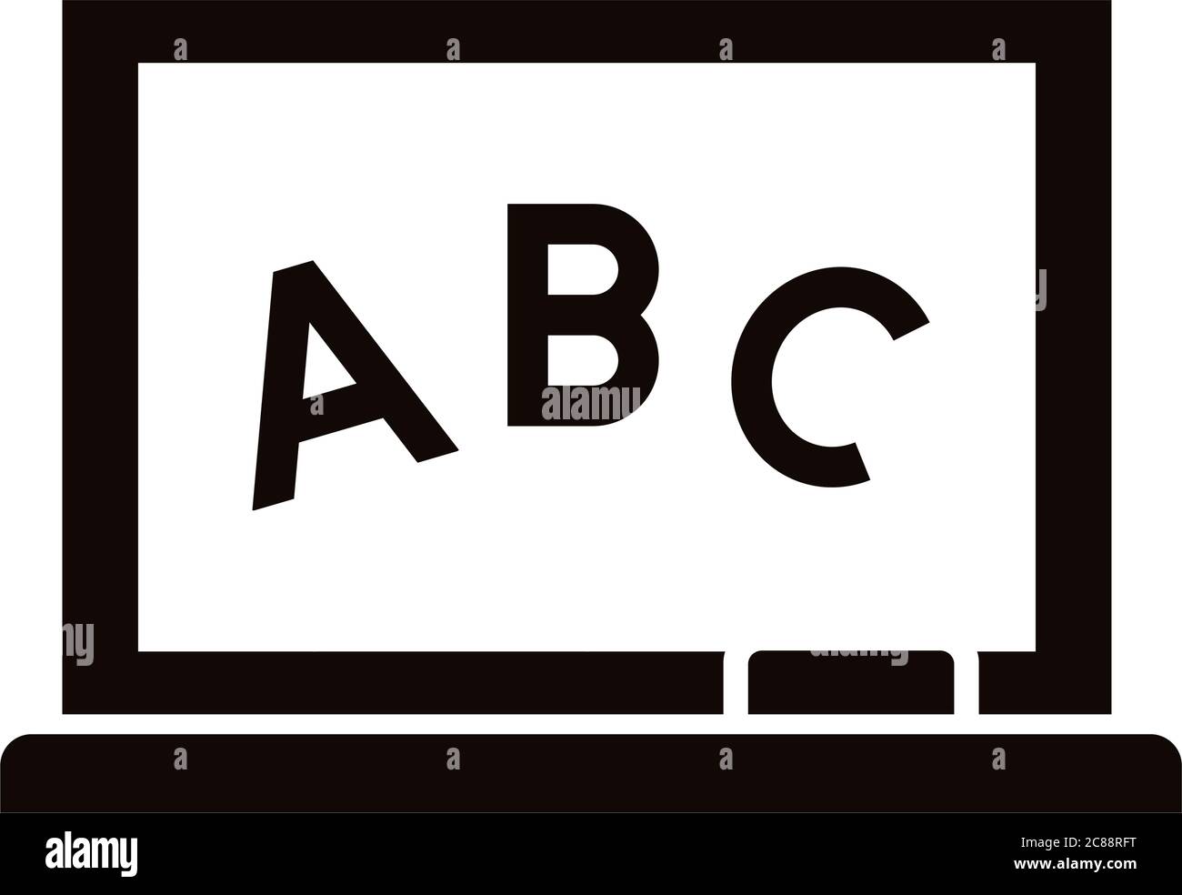 Wooden alphabet letters numbers Stock Vector Images - Alamy