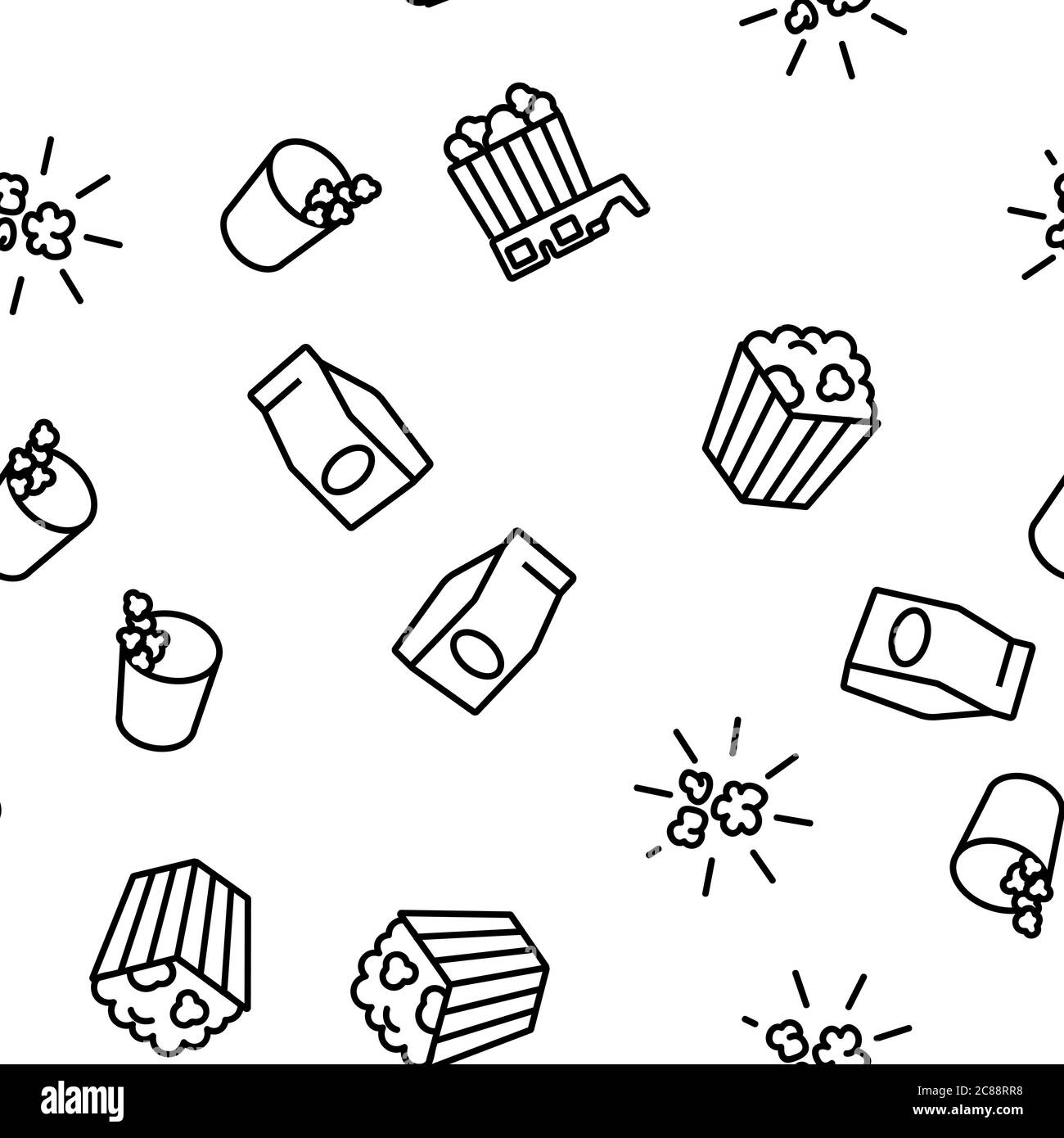 Popcorn texture background Black and White Stock Photos & Images - Alamy