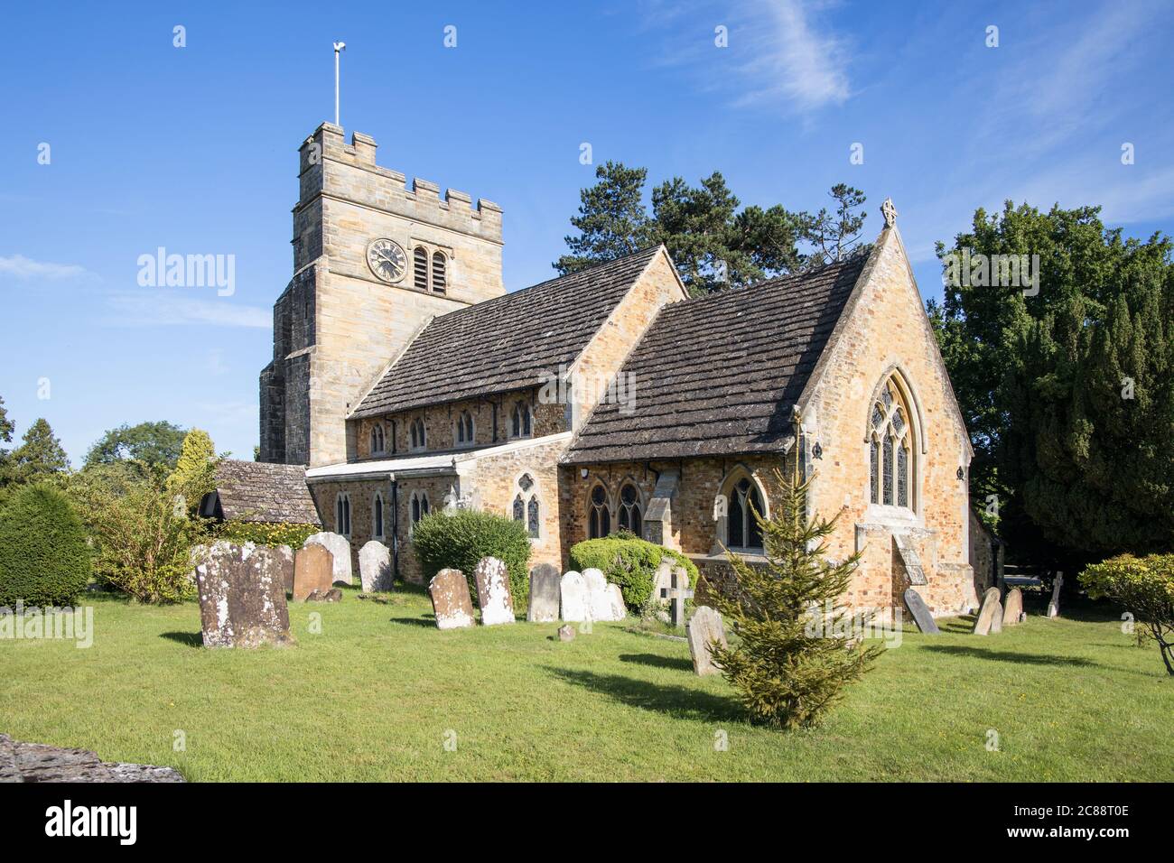st mary magdalene parish church in rusper village west sussex Stock ...