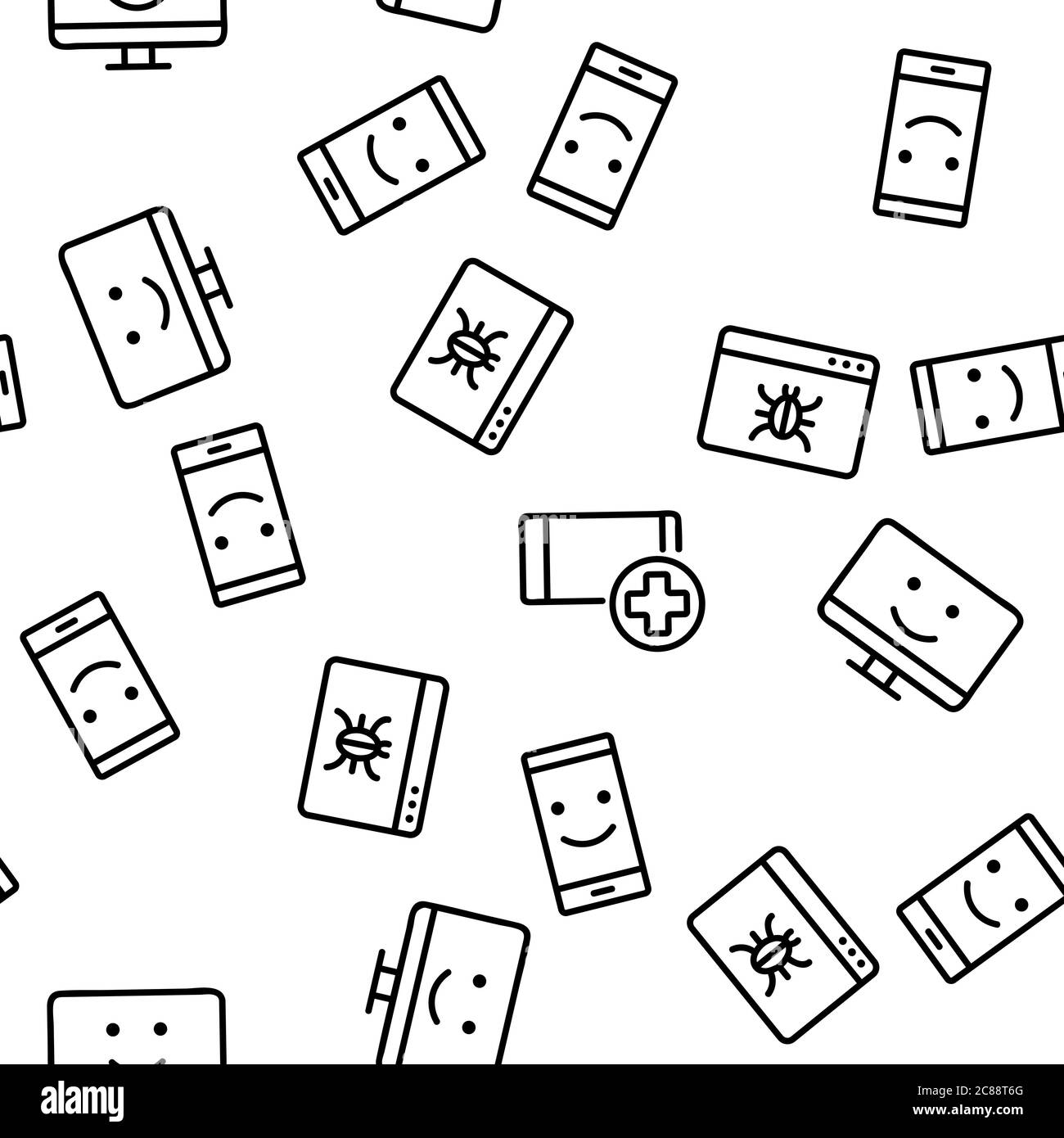 Seamless pattern binary code Black and White Stock Photos & Images - Alamy