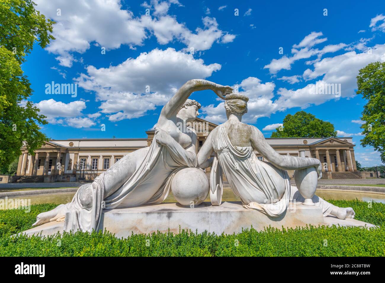 Museum Schloss Rosenstein or Castle Rosenstein, Rosensteinpark, City ...