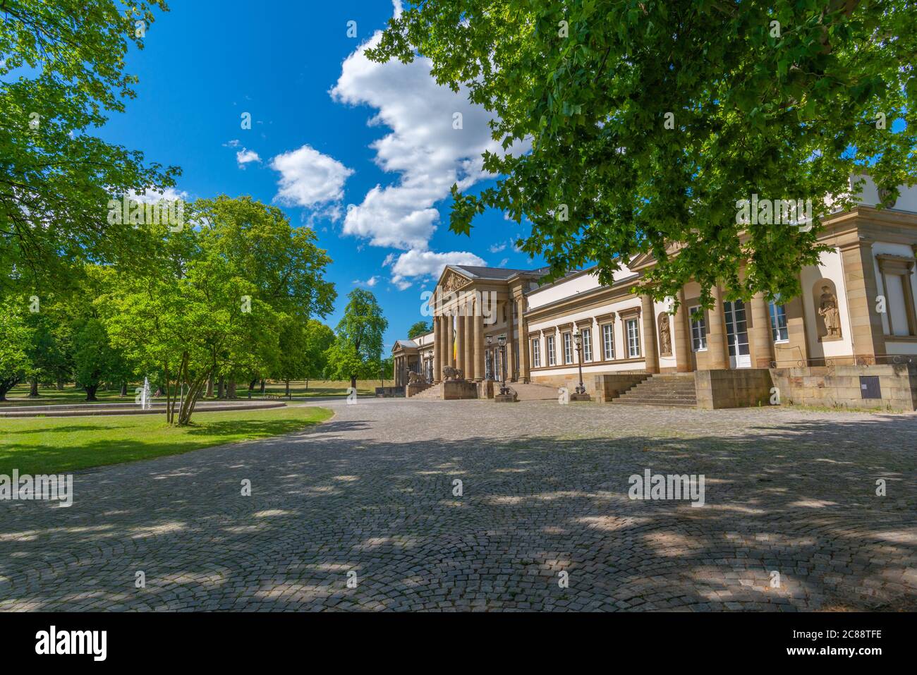 Museum Schloss Rosenstein or Castle Rosenstein, Rosensteinpark, City ...
