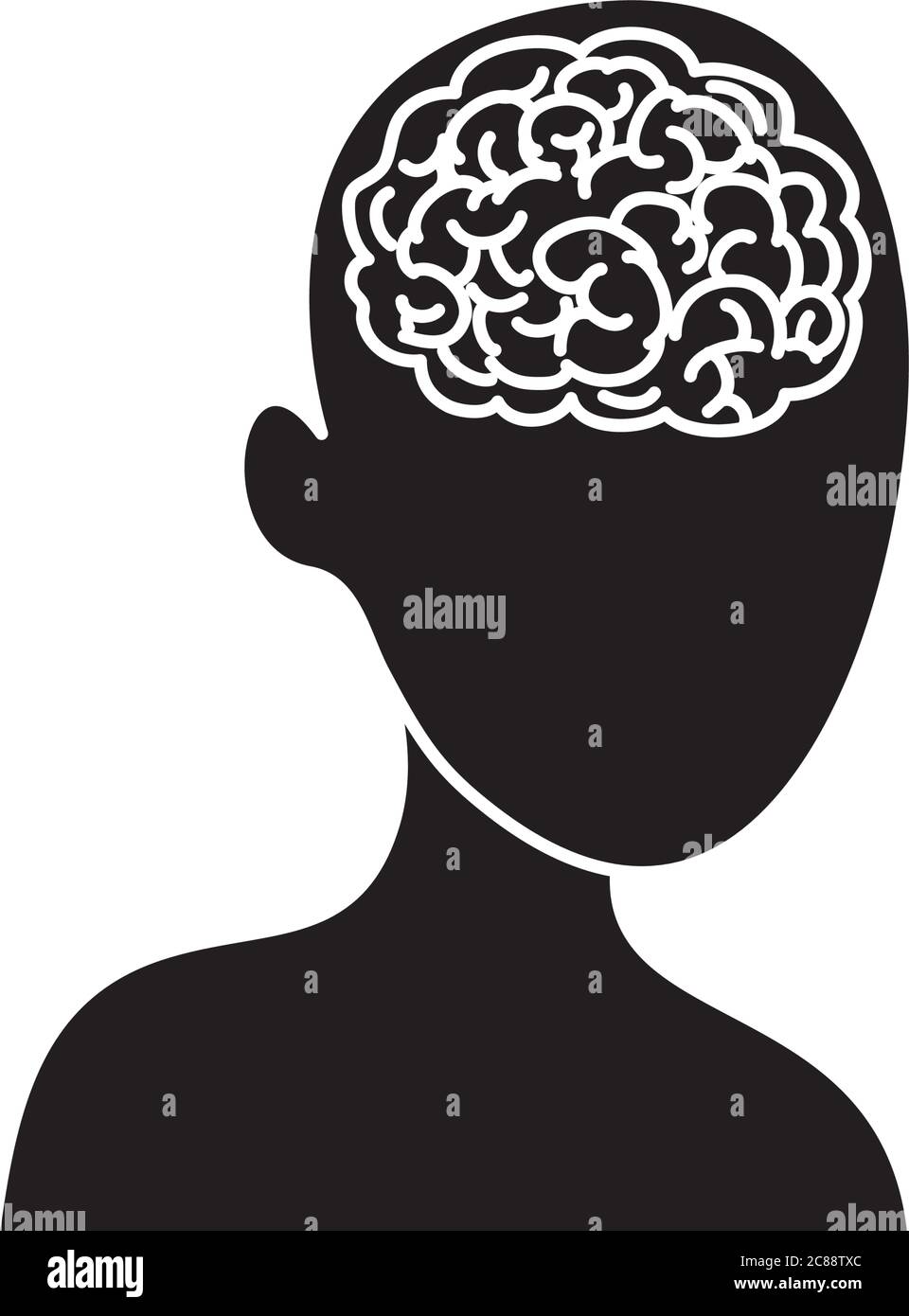 Human Mind Silhouette
