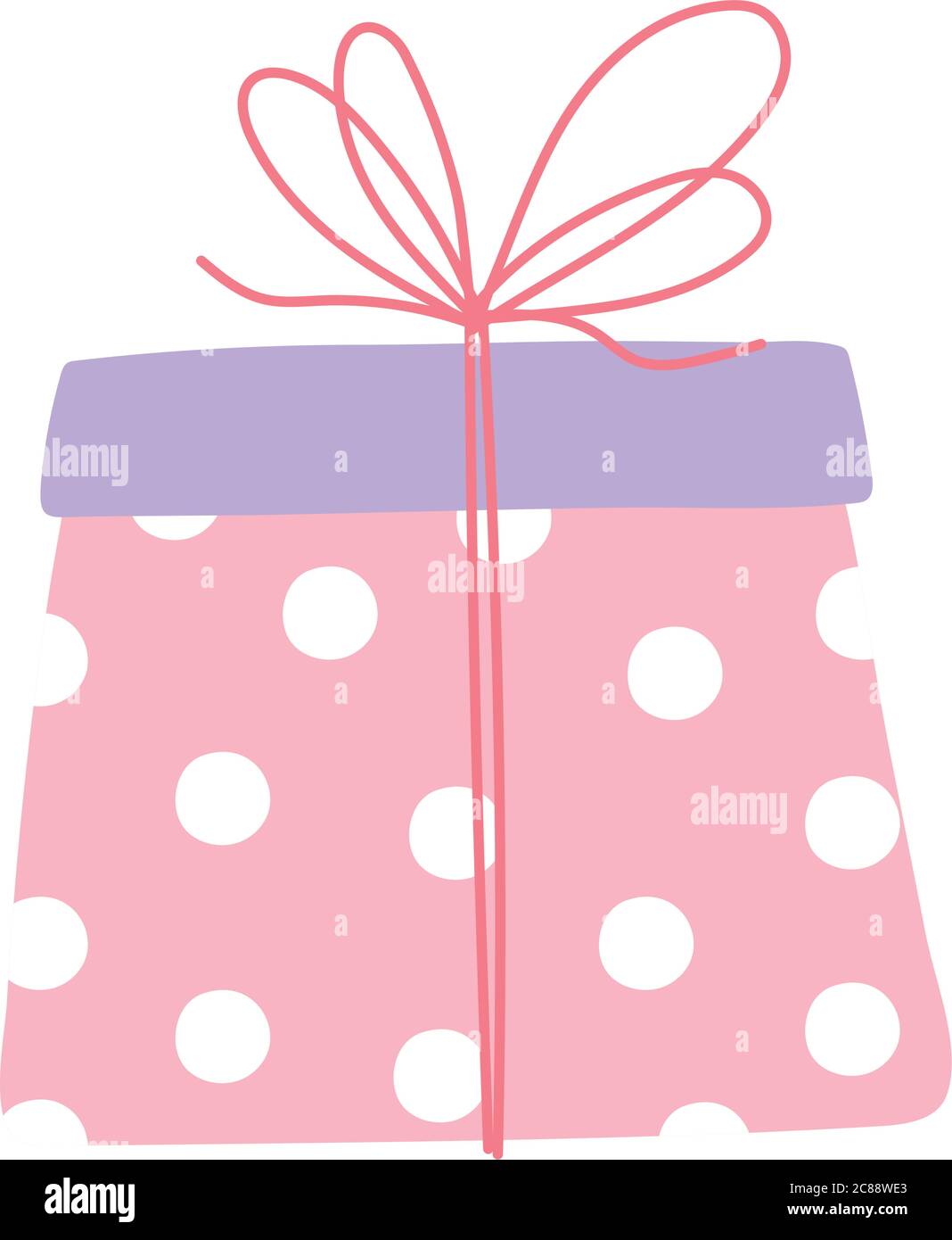happy birthday gift box surprise cartoon isolated design icon vector ...