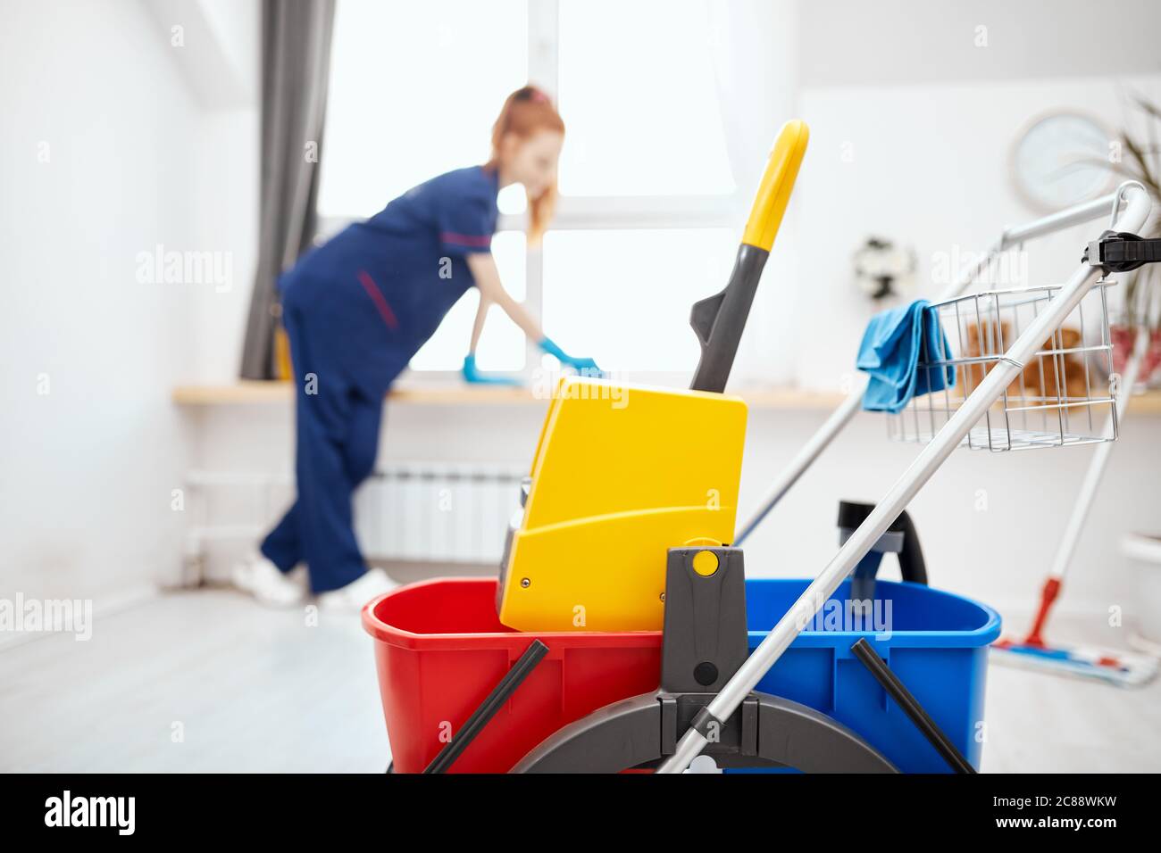 Hotel cleaning supplies hi-res stock photography and images - Alamy