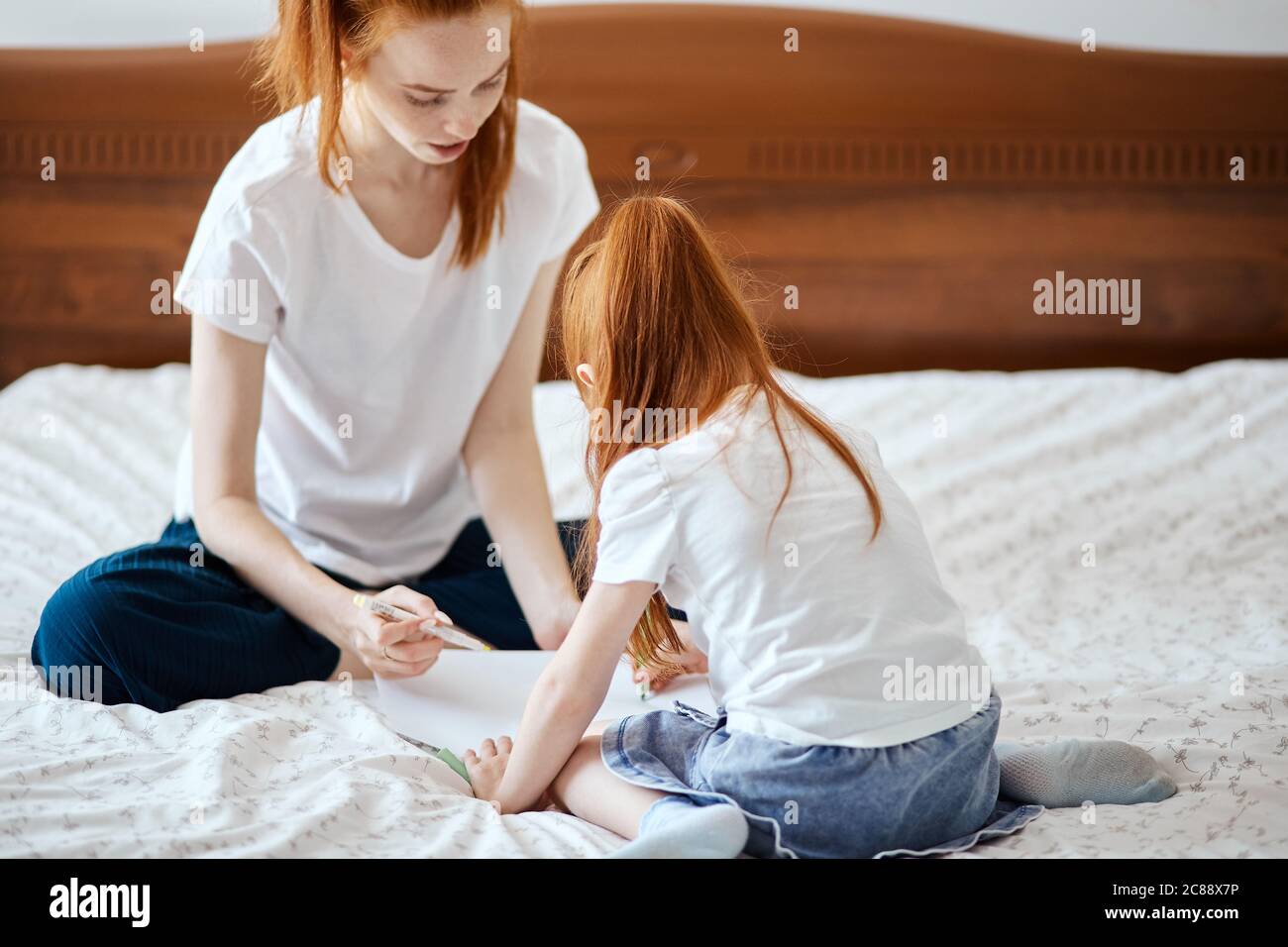 Child creativity increases a few times when Mom is around and ready to ...