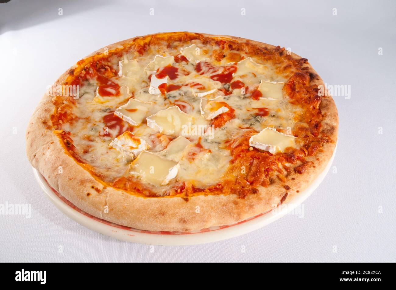 Picture of a Classic Italian Pizza Food Stock Photo - Alamy