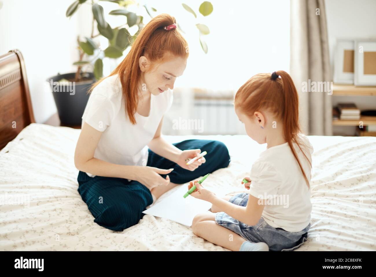 Child creativity increases a few times when Mom is around and ready to ...