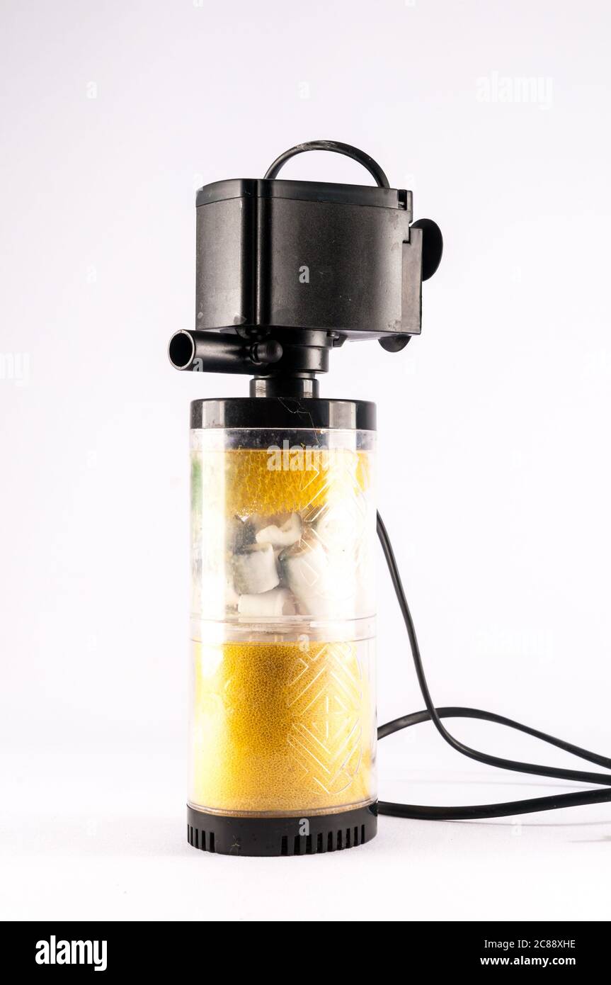 Picture of a Classic Fish Tank Aquarium Filter Pump Stock Photo - Alamy