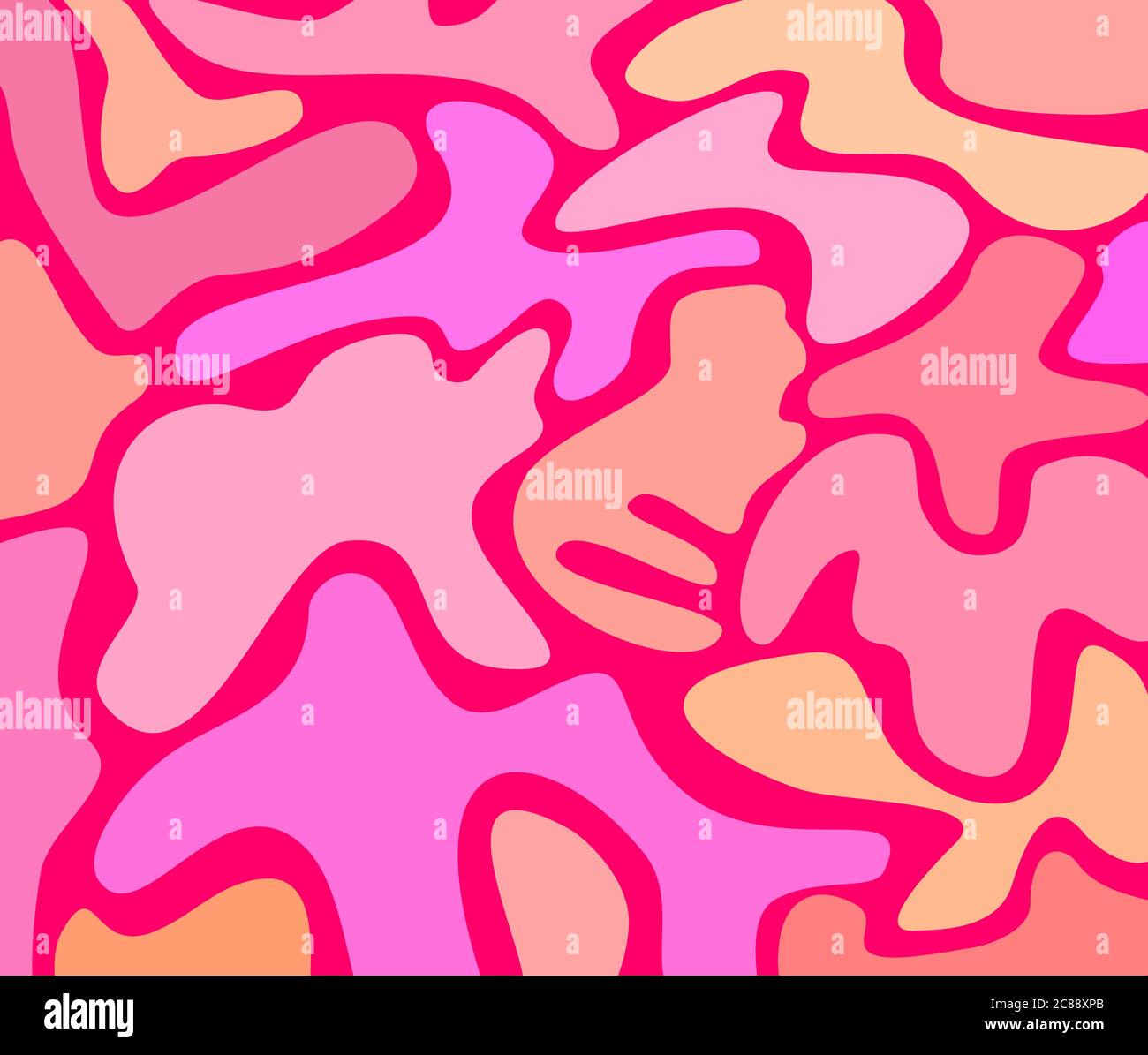Multi-colored pink pattern, illustration, vector Stock Vector Image ...