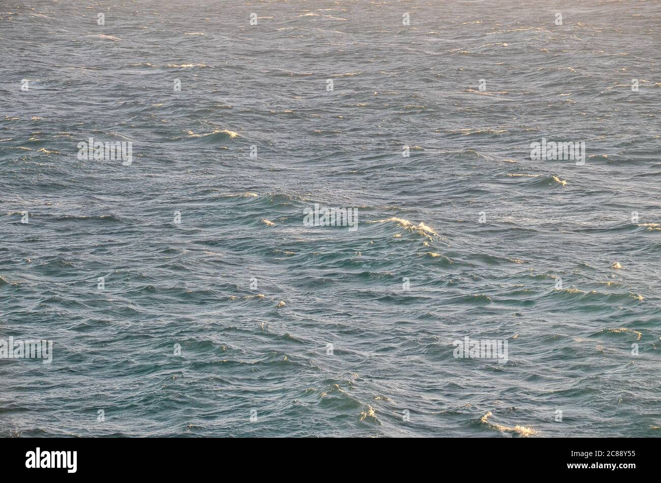Blue Still Sea Water With Ripple. Natural Background Photo Texture ...