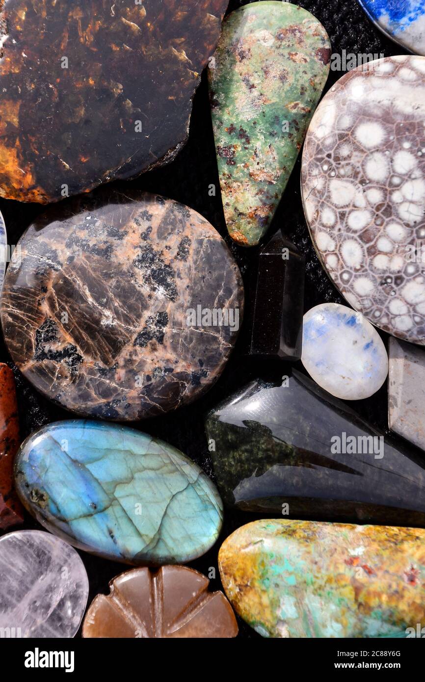 Photo Picture of Semi Precious Rock Stone Jewel Stock Photo - Alamy
