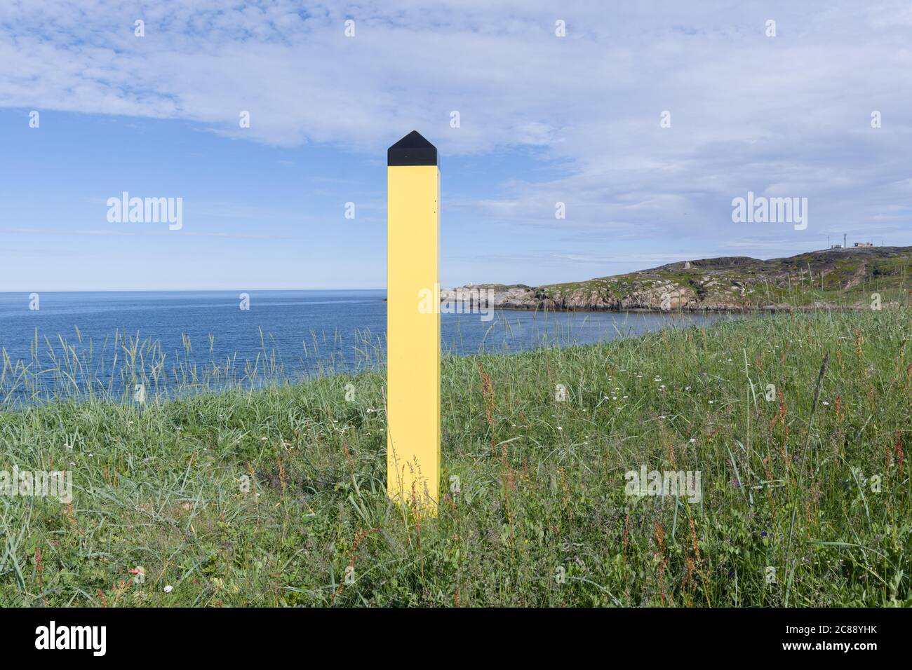 Norwegian border post in Grense Jakobselv, in Sør-Varanger municipality ...
