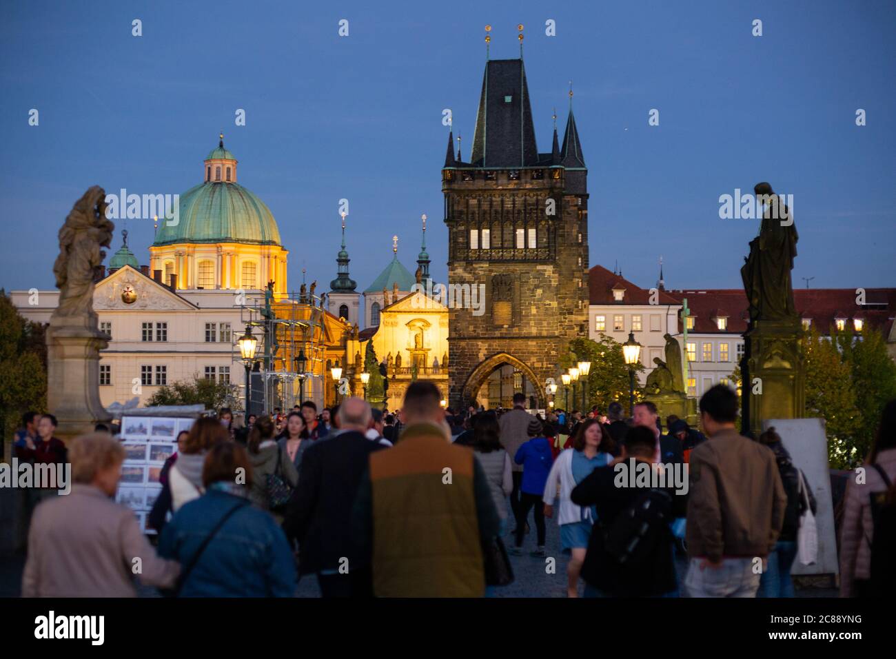 Prague, Czech Republic. 4th October, 2018. A view of the iconic Old ...
