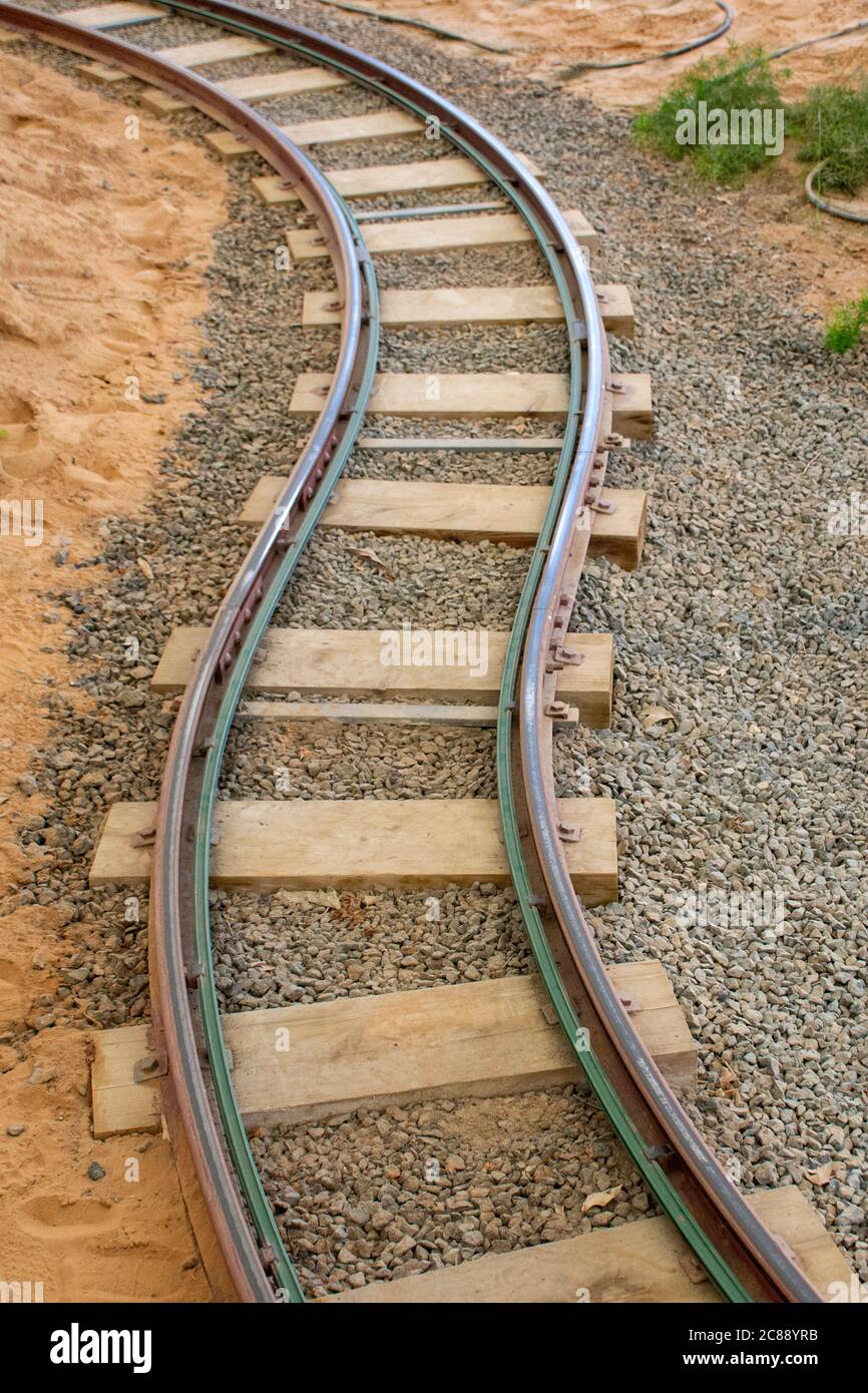 Wavy train tracks hi-res stock photography and images - Alamy