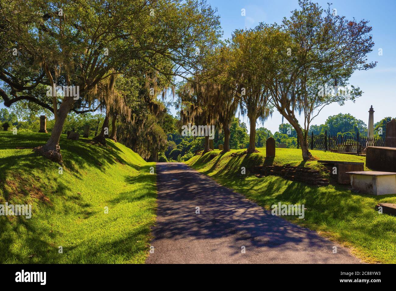 Natchez, Mississippi, USA - June 19, 2020: Natchez City Cemetery ...