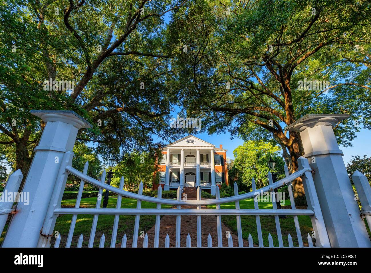 Natchez, Mississippi, USA - June 19, 2020: The Rosalie Mansion built in ...