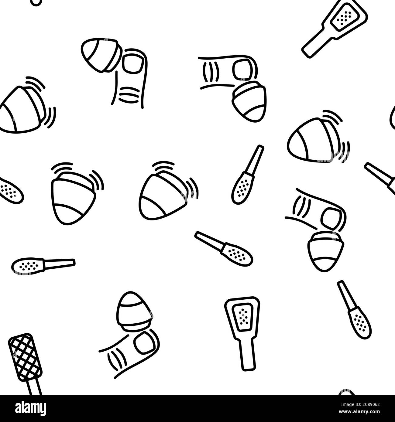 Callus Remover Tool Vector Seamless Pattern Stock Vector Image & Art ...