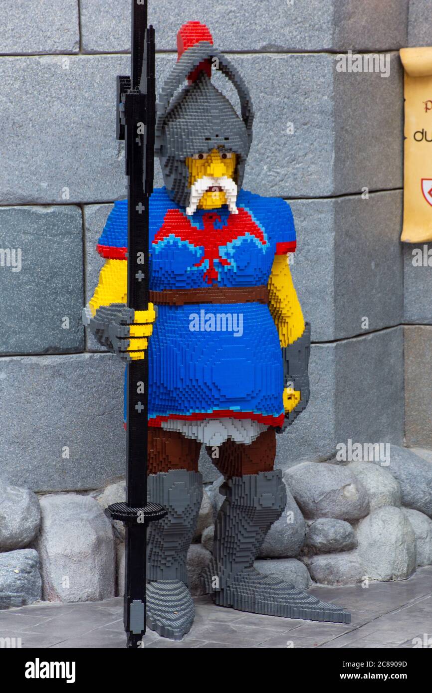"Dubai, Dubai/United Arab Emirates - 03/07.2020: Legoland Dubai Theme ...