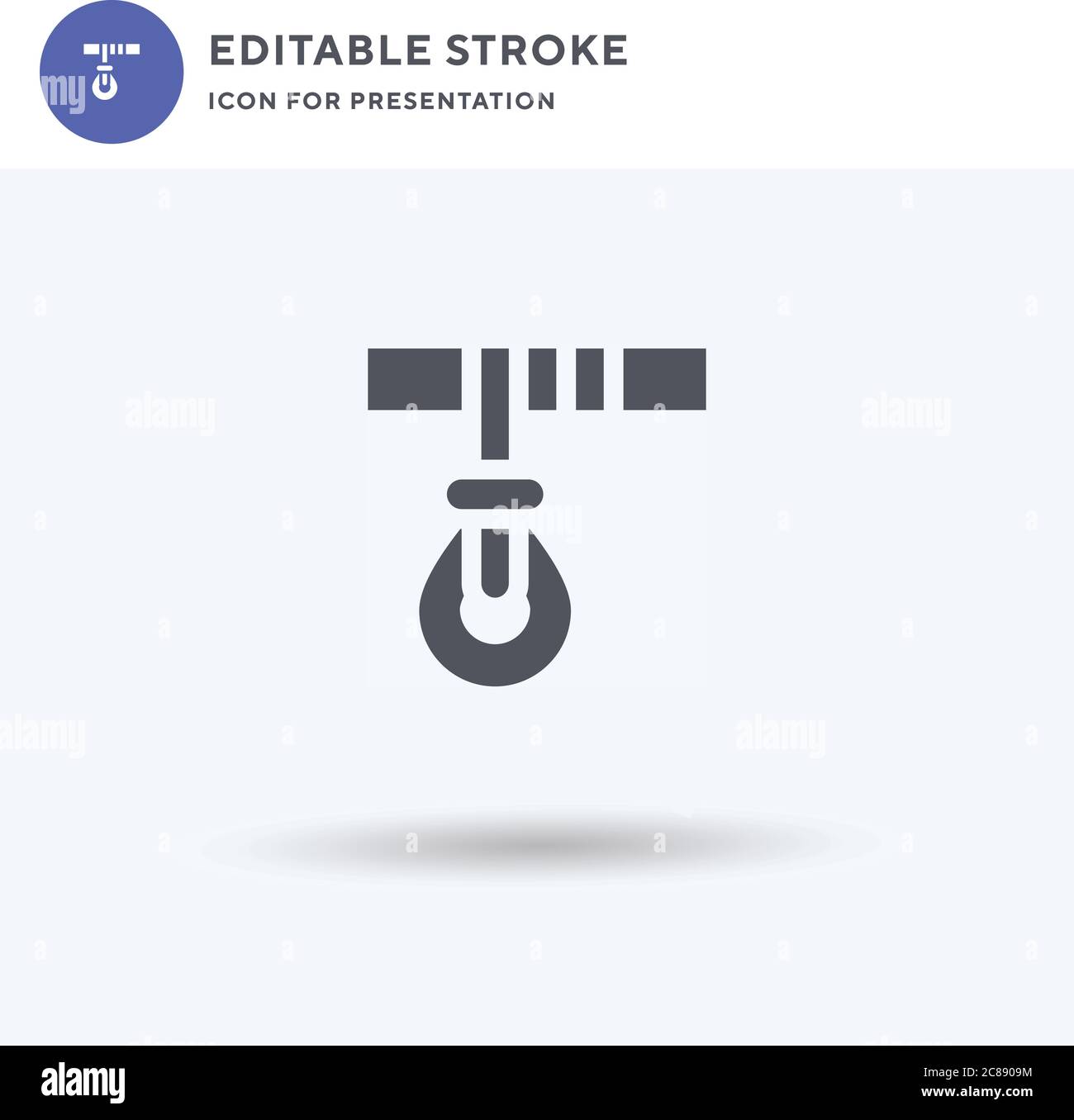 Gallow icon vector, filled flat sign, solid pictogram isolated on white ...