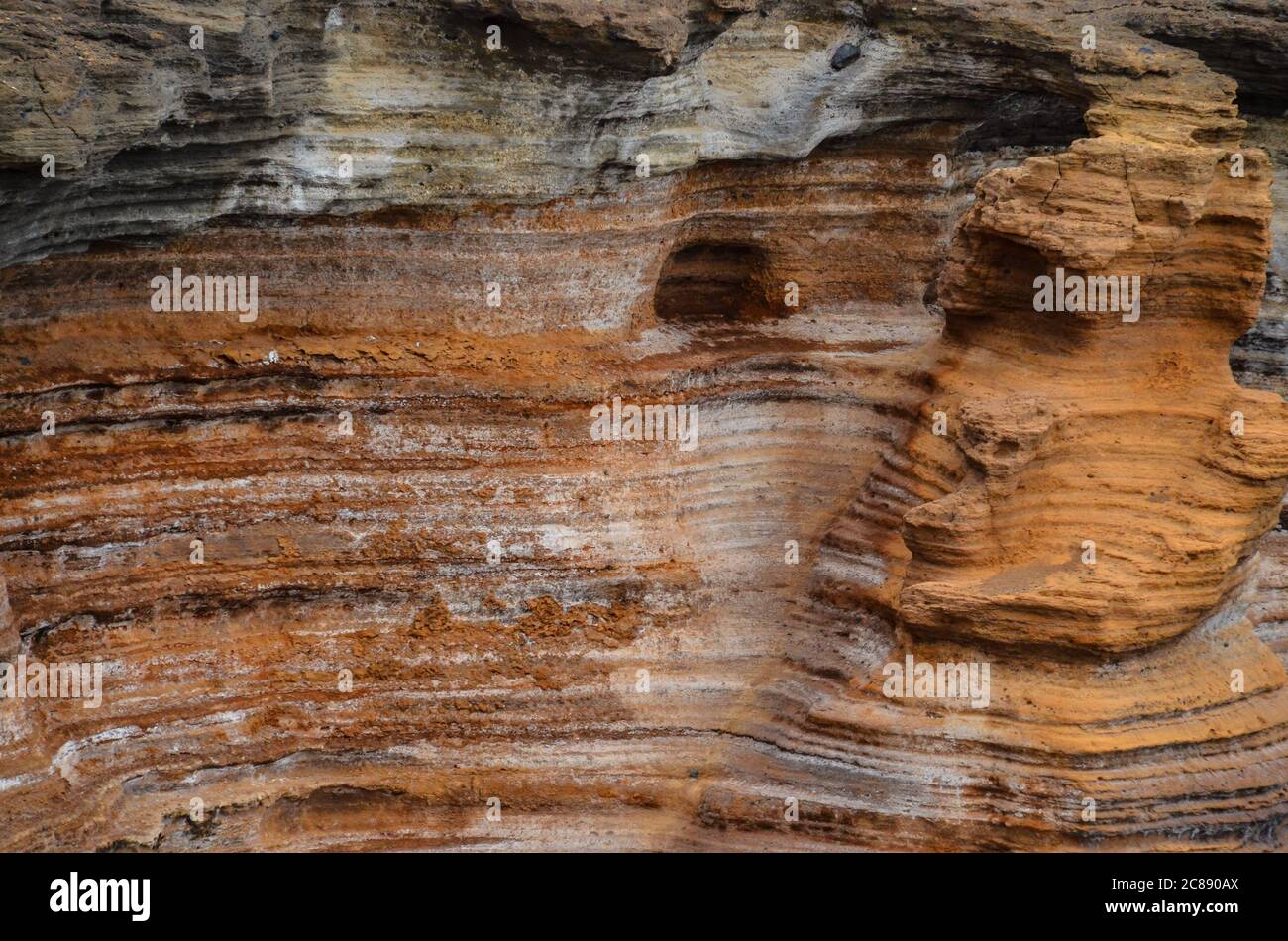 Volcanic Rock Basaltic Formation in Canary Islands Stock Photo - Alamy