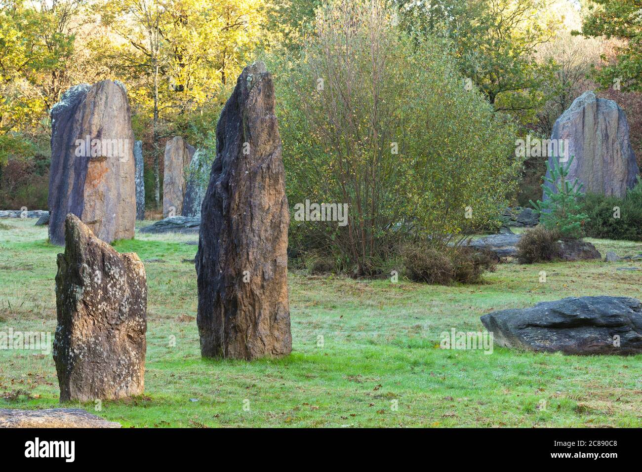 Monolith megalith stone menhir hi-res stock photography and images - Alamy