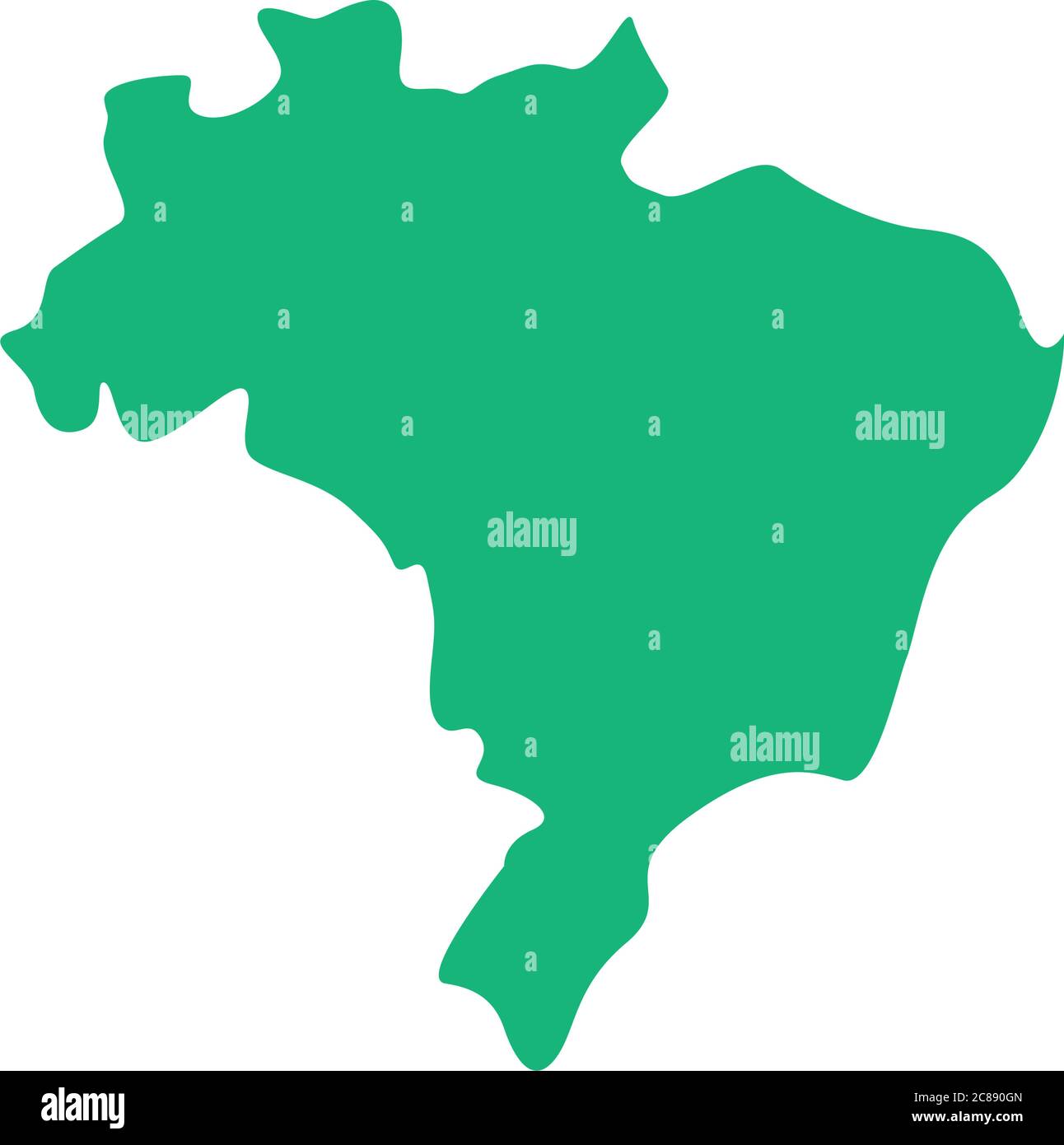 Brazil map flat style icon design, Culture tourism brazilian travel ...