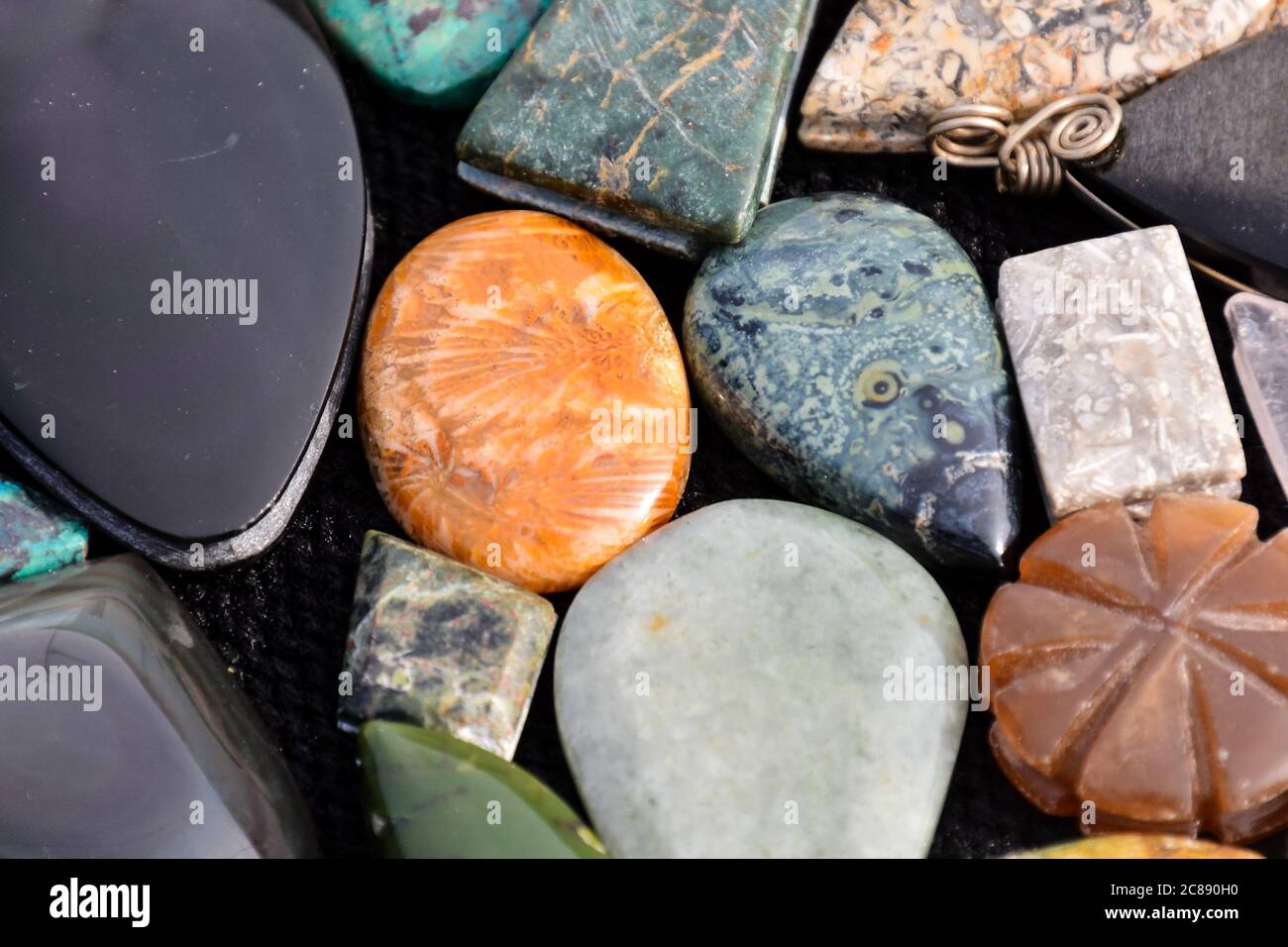 Photo Picture of Semi Precious Rock Stone Jewel Stock Photo - Alamy