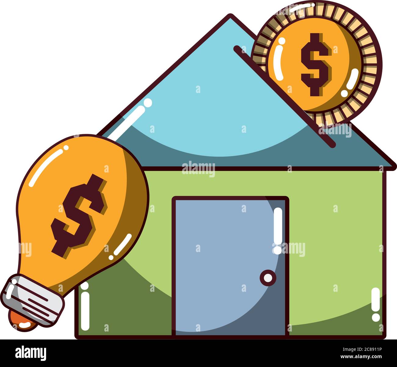 money business financial laptop statistics report uptrend vector ...