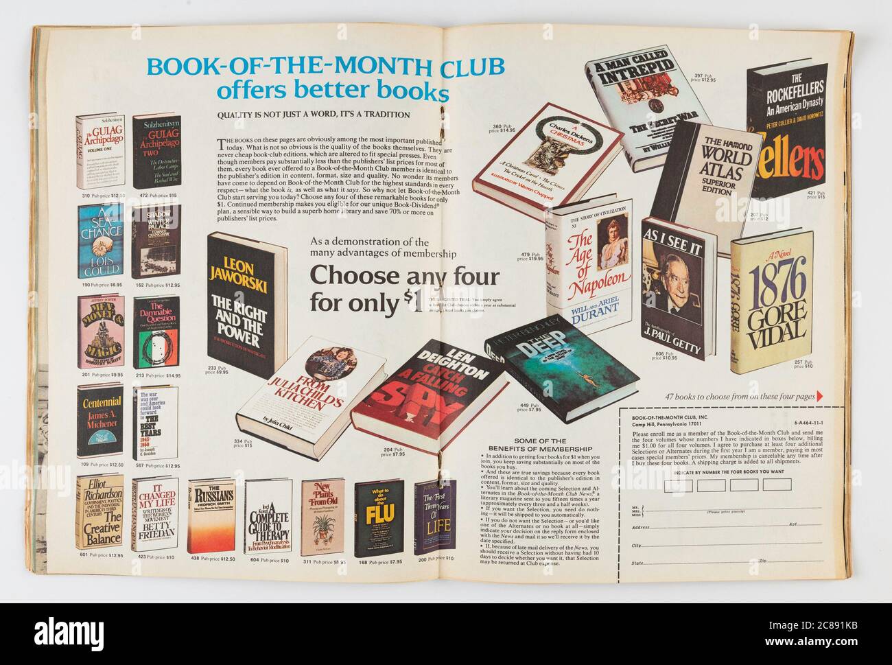1970's Time Magazine Advertising, USA Stock Photo - Alamy