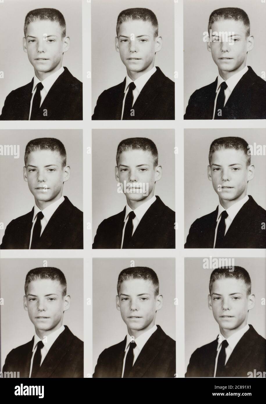 1966 High School Annual Class Portrait, USA Stock Photo - Alamy