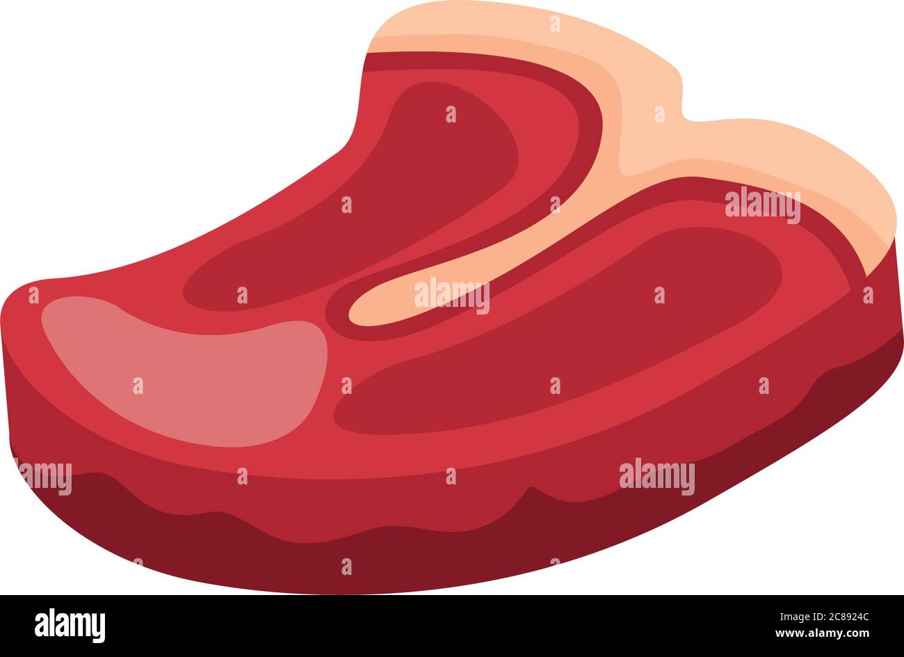 meat cut detailed style icon vector illustration design Stock Vector ...