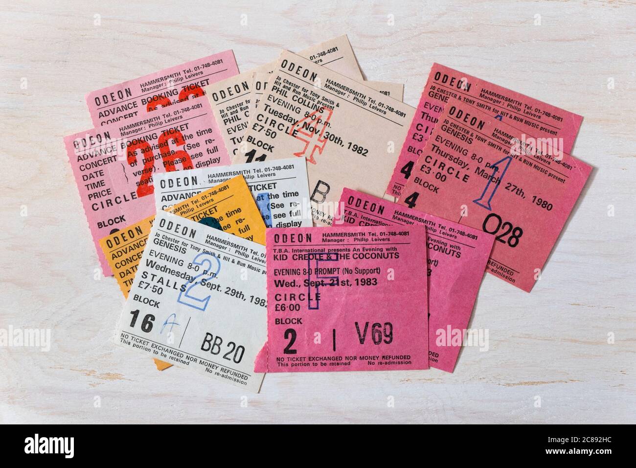 1980 Van Halen Ticket Stub