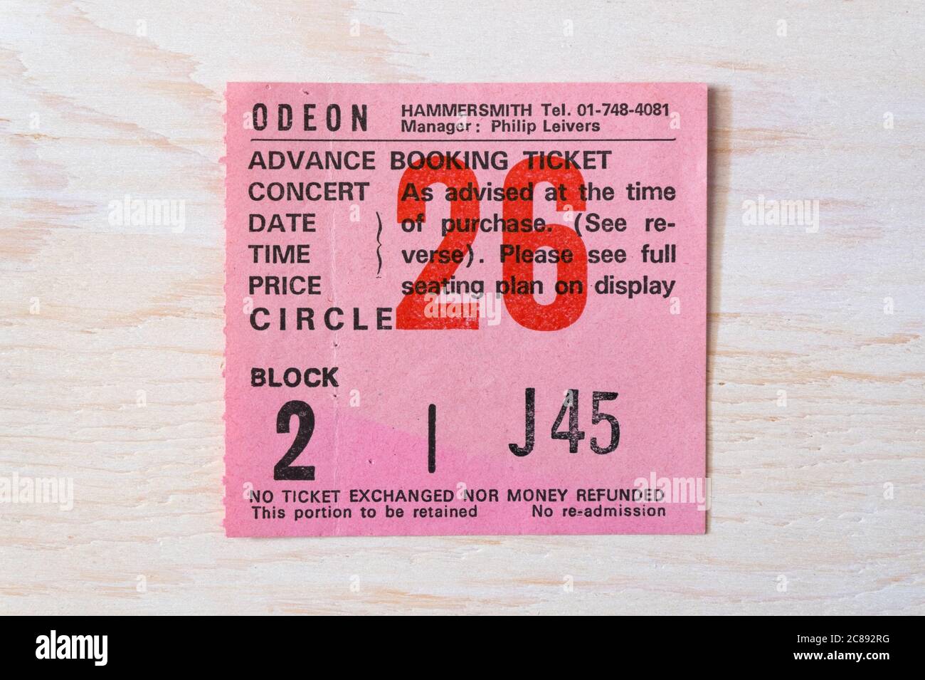 Hammersmith odeon in the 1980s hi-res stock photography and images - Alamy
