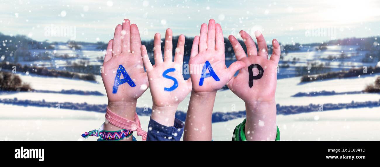 Asap sign hi-res stock photography and images - Alamy