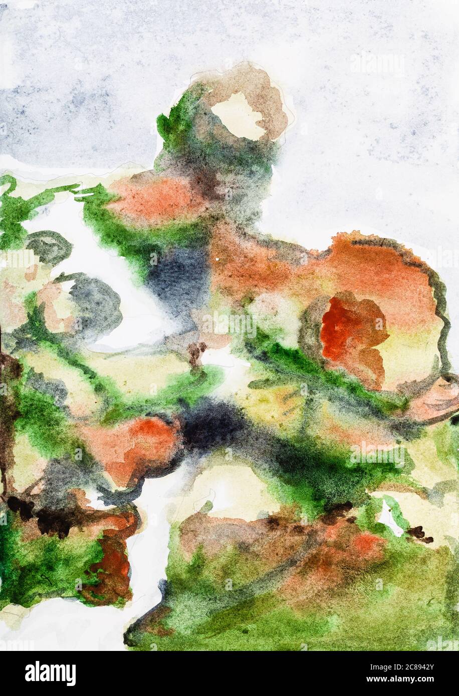 Abstract nature path painting hi-res stock photography and images - Alamy