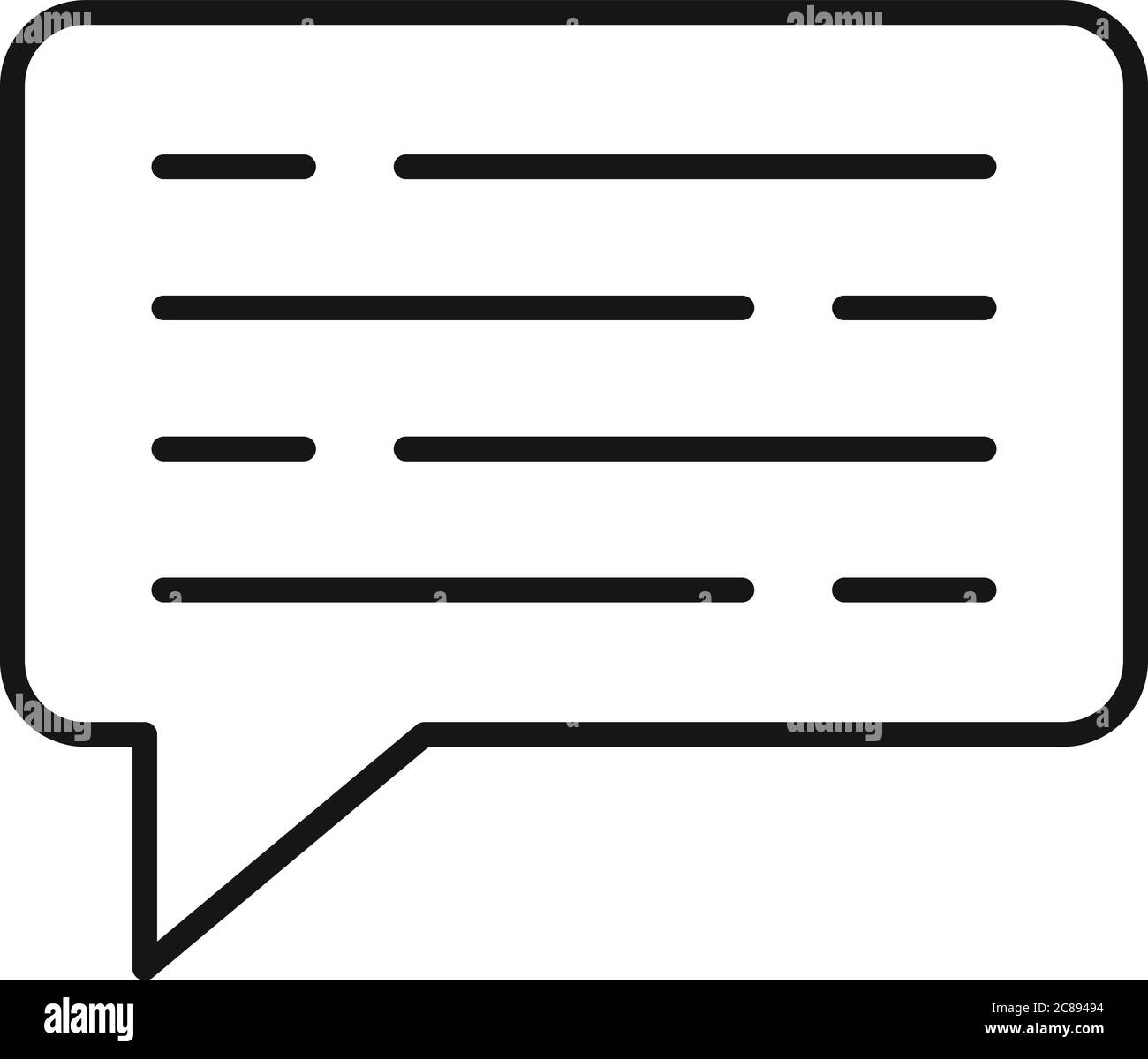 Storyteller article chat icon. Outline storyteller article chat vector ...