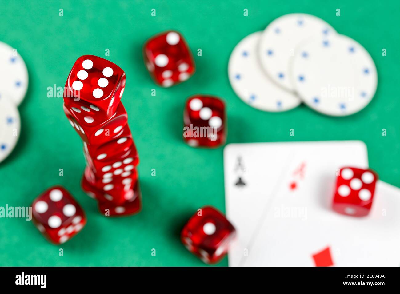 Stack playing cards hi-res stock photography and images - Alamy