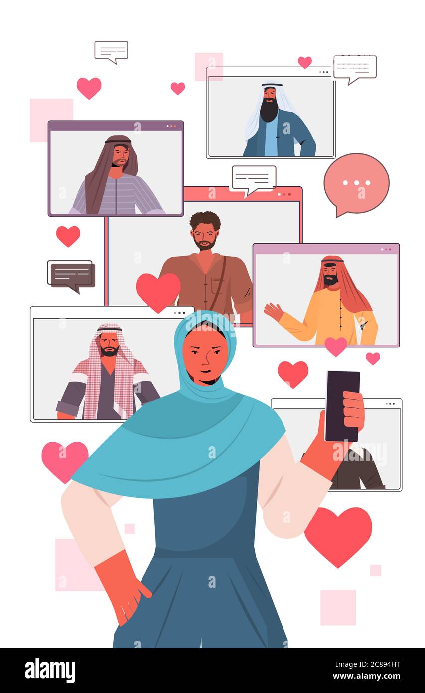 Arab men talking Stock Vector Images - Alamy