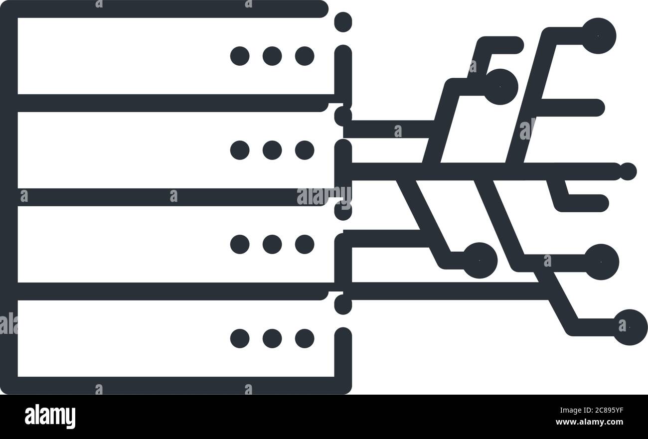 Web hosting with circuit line style icon design, Big data center base security system and ...