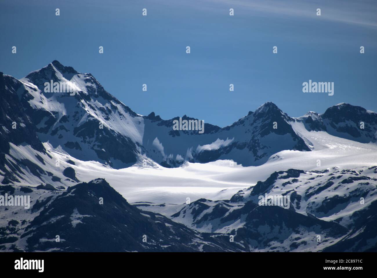 Swiss mountain scenery on the way to Davos Stock Photo - Alamy