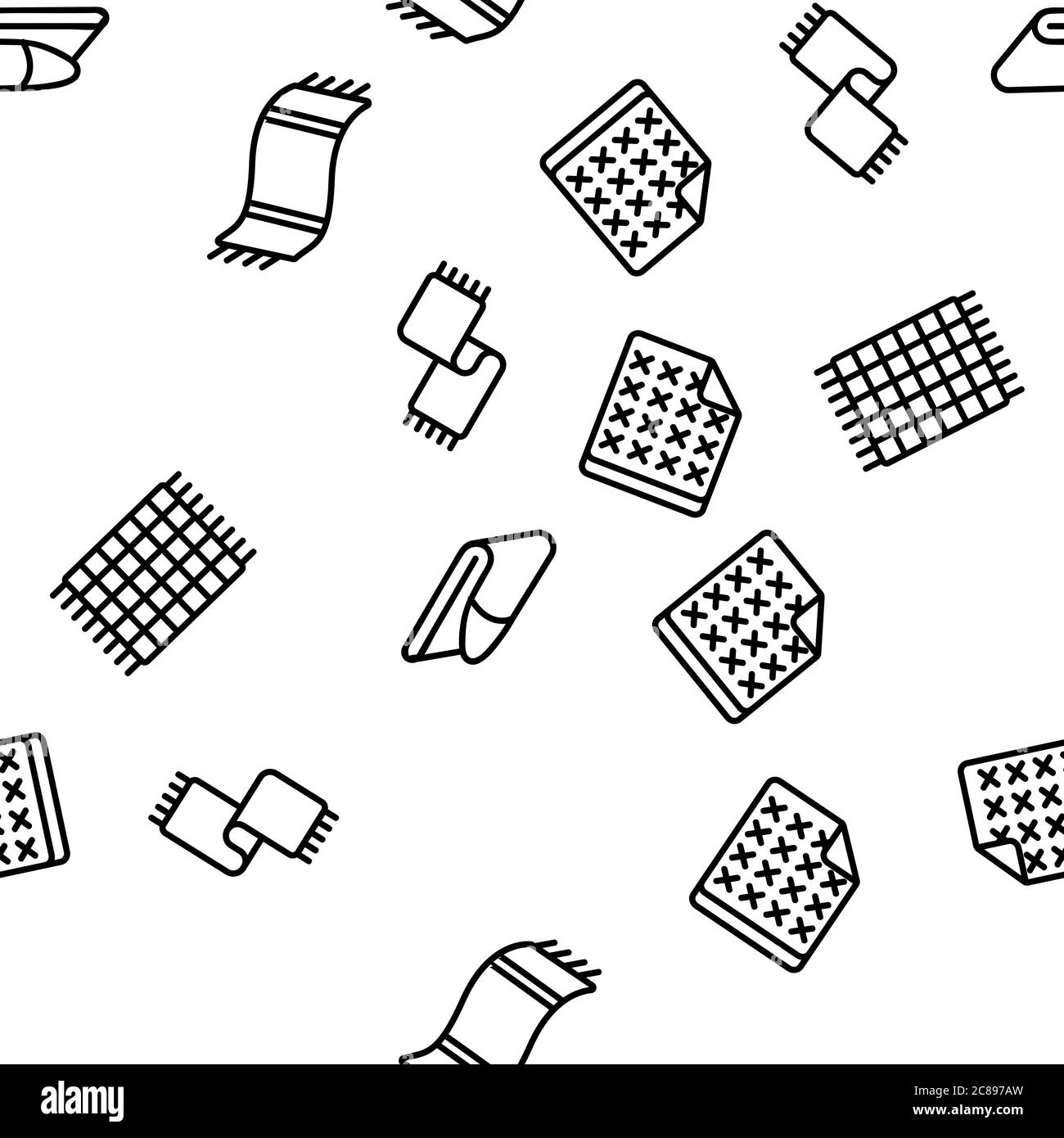 Rug plaid fabric texture comfort vector hi-res stock photography and ...