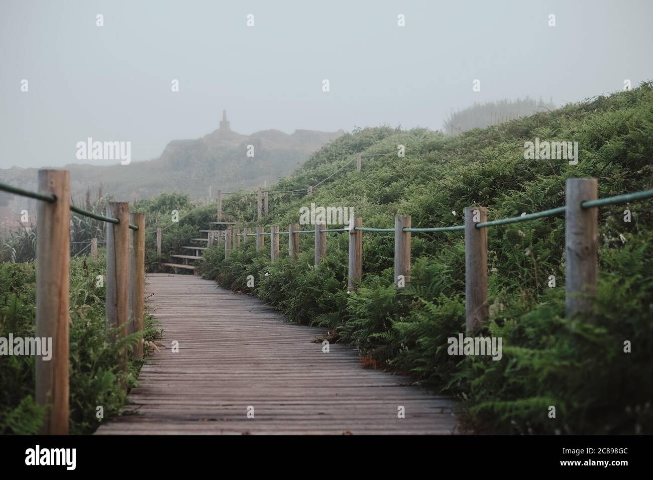 Pathway surrounded hills covered hi-res stock photography and images ...