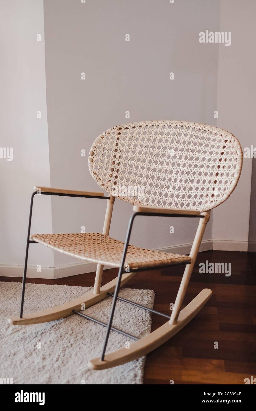 Metal rocking chair hi-res stock photography and images - Alamy