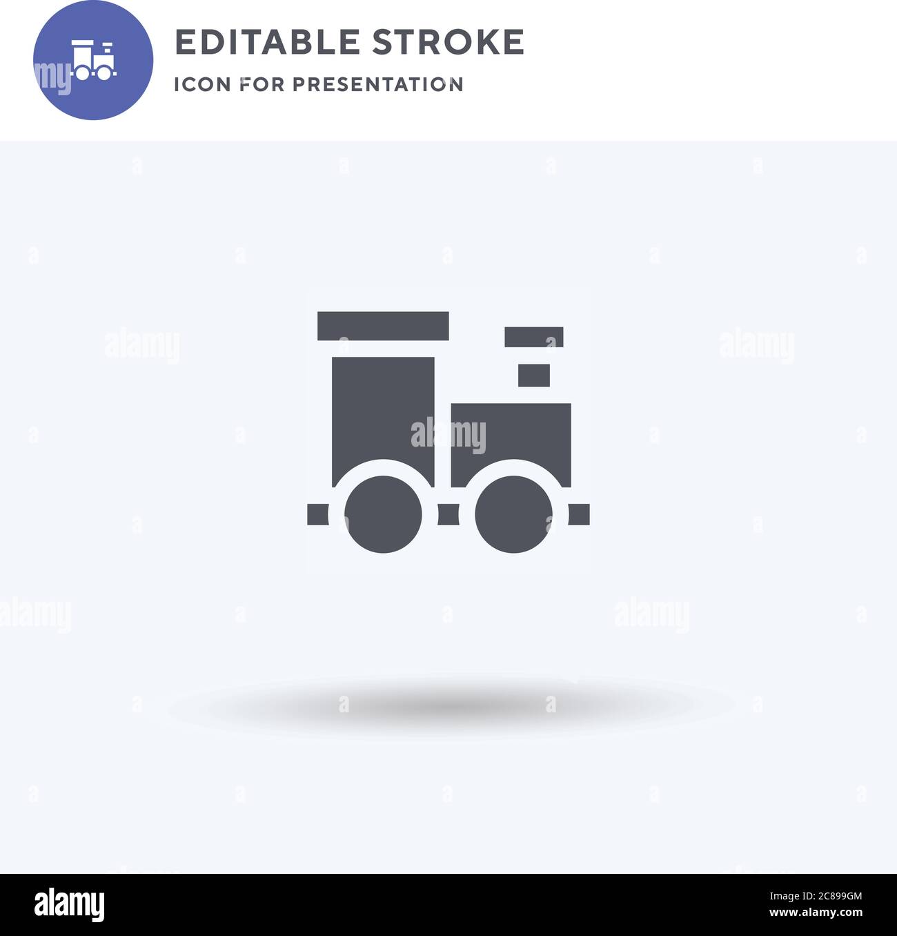 Old steam locomotive icon cartoon hi-res stock photography and images ...
