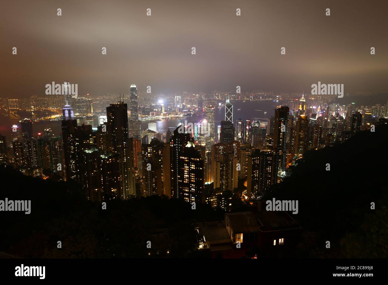 Hong Kong Panorama Stock Photo - Alamy