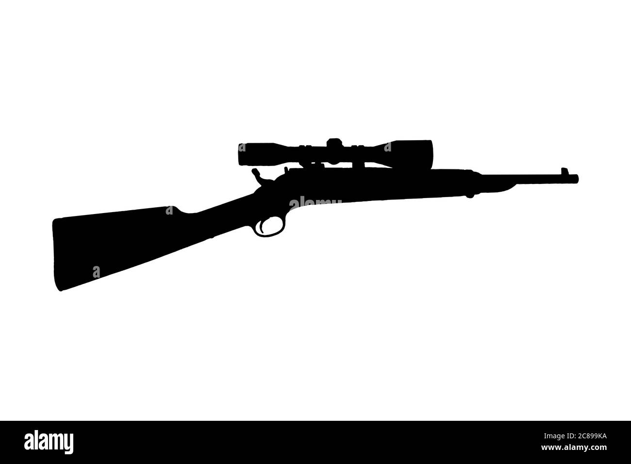 Sniper scope silhouette hi-res stock photography and images - Alamy