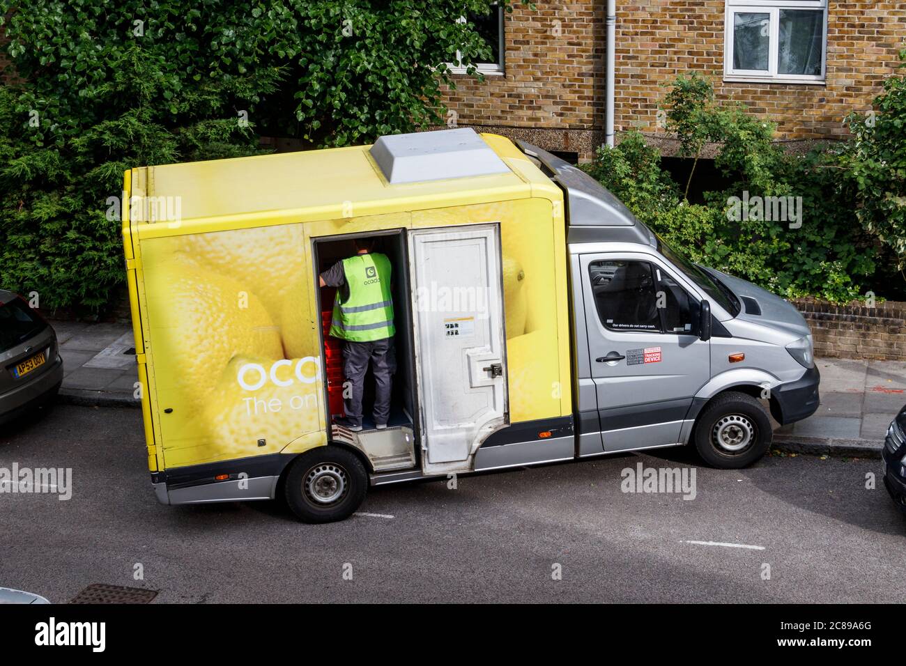 Delivery ocado person hi-res stock photography and images - Alamy